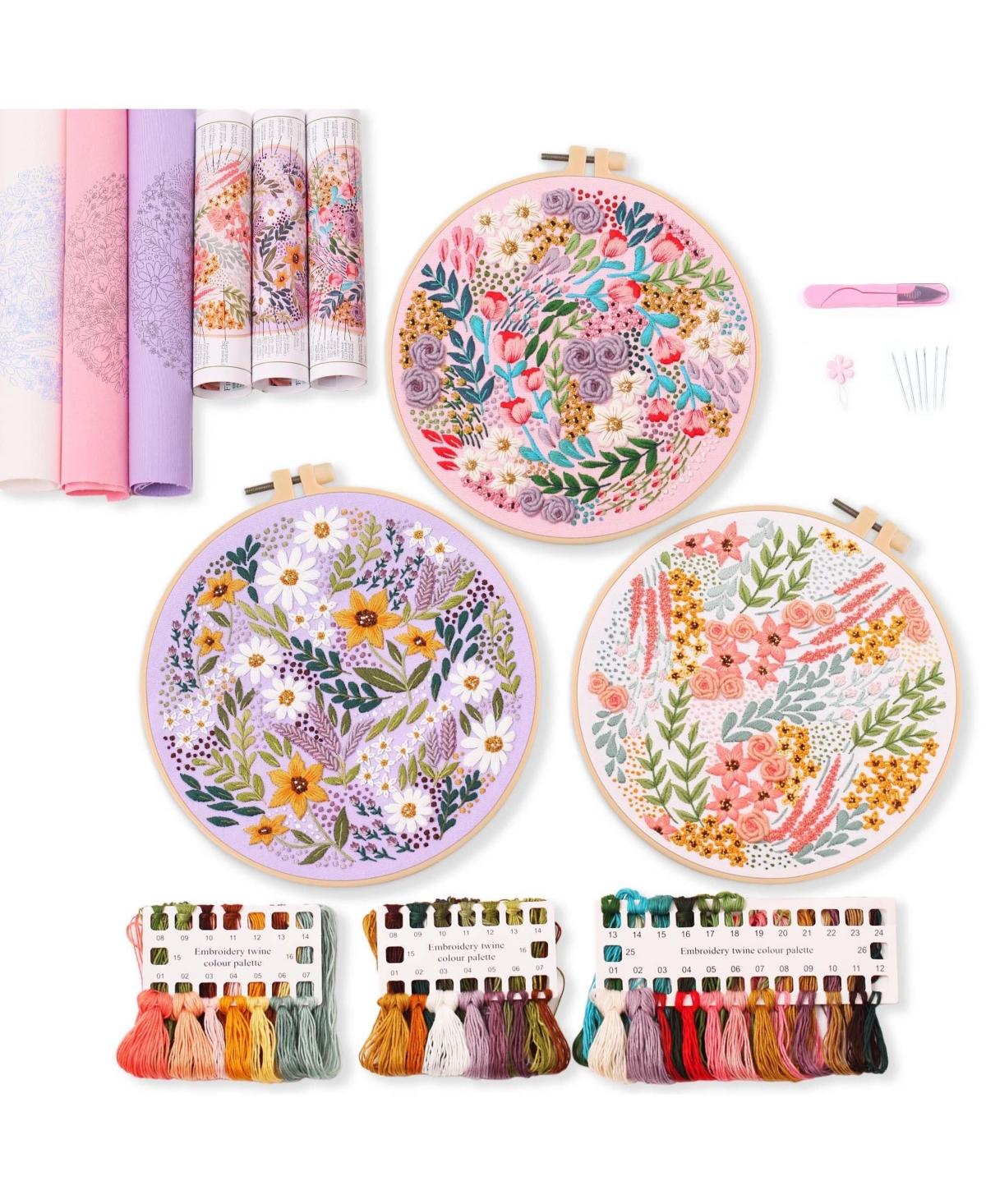 Click here for Gnuadz 3 Pack Embroidery Starter Kit Cross Stitch... prices
