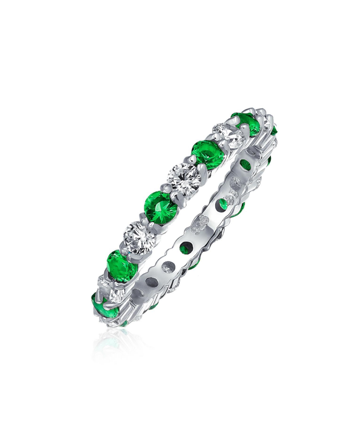 Click here for Bling Jewelry Alternating Cubic Zirconia Stackable... prices