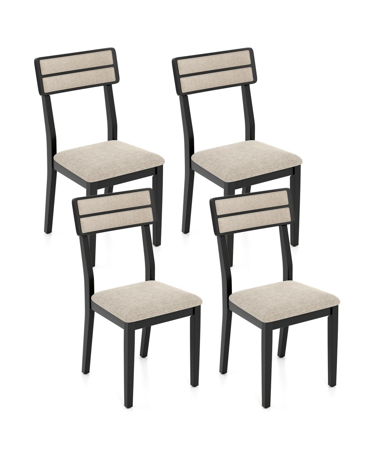 Click here for Slickblue Set of 4 Dining Chairs with Tilt Back De... prices