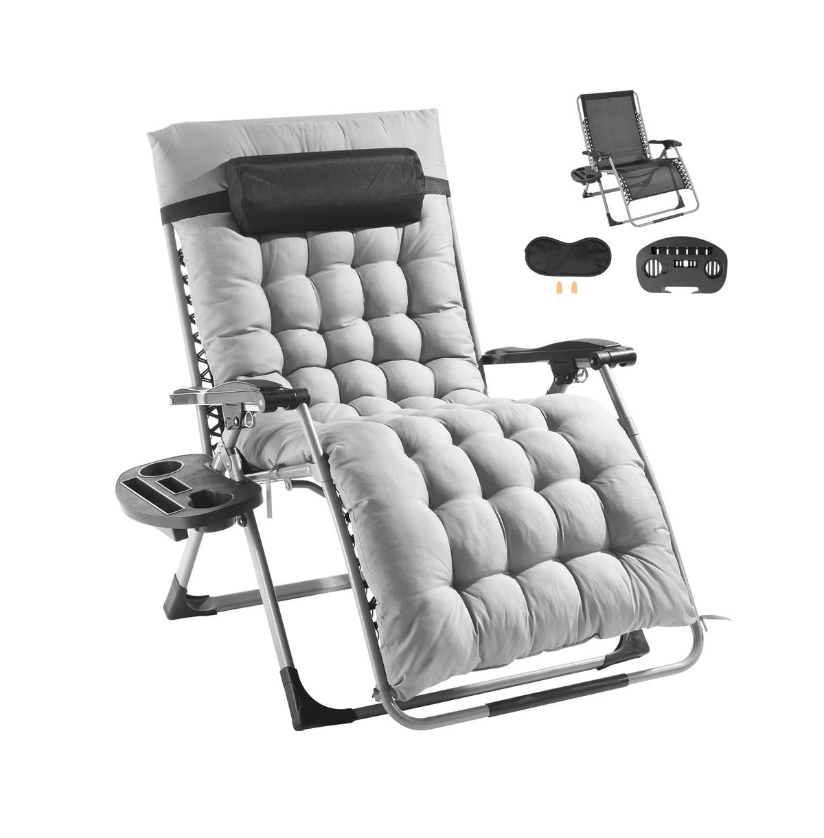 Click here for Sugift 33 in Zero Gravity Recliner Lounge Chair wi... prices