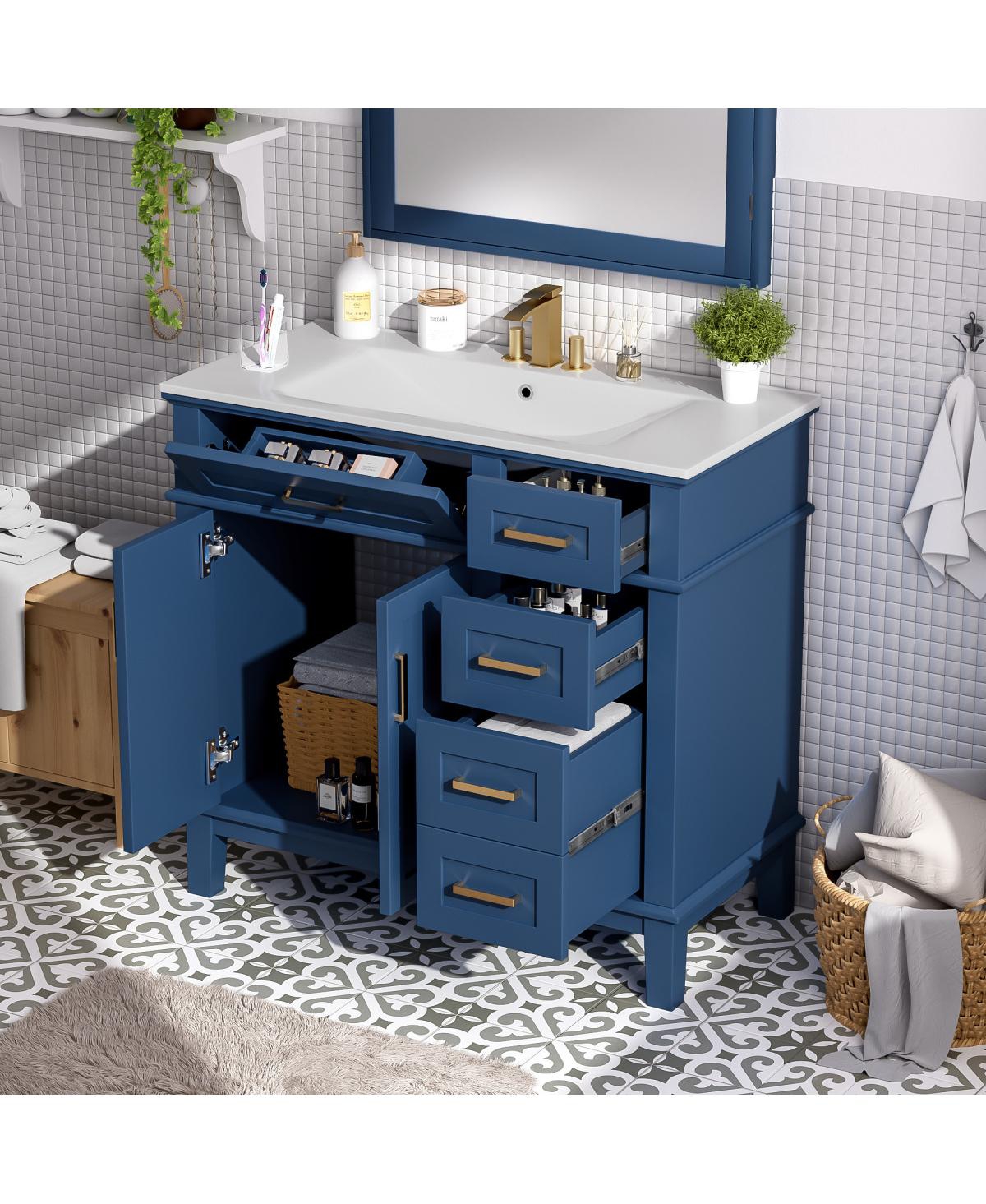Click here for Sillysis 36 Modern Bathroom Vanity with Sink  Free... prices