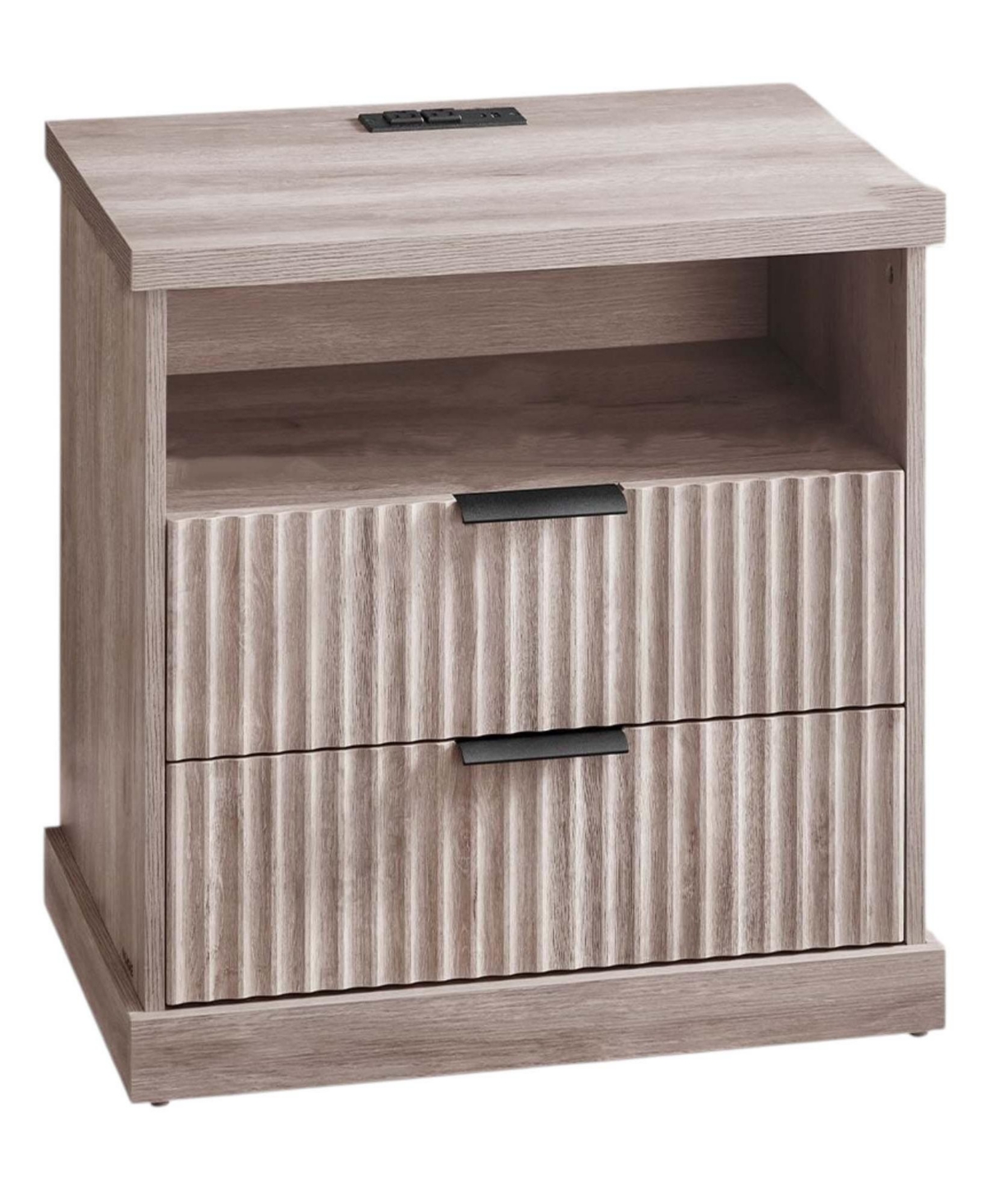 Click here for Slickblue Nightstand with Charging Station and Dra... prices
