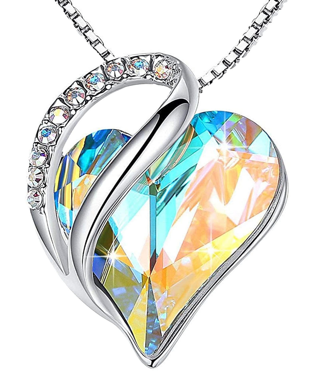 Click here for Gnuadz Infinity Heart Birthstone Necklace Mom Gift... prices