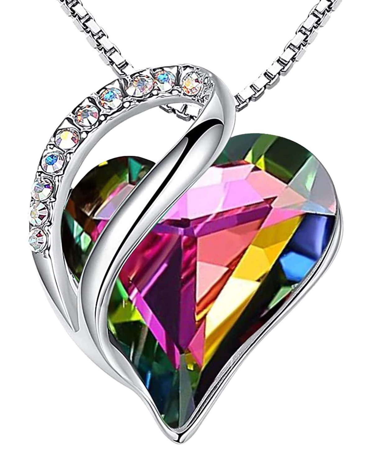 Click here for Gnuadz Infinity Heart Birthstone Necklace Mom Gift... prices