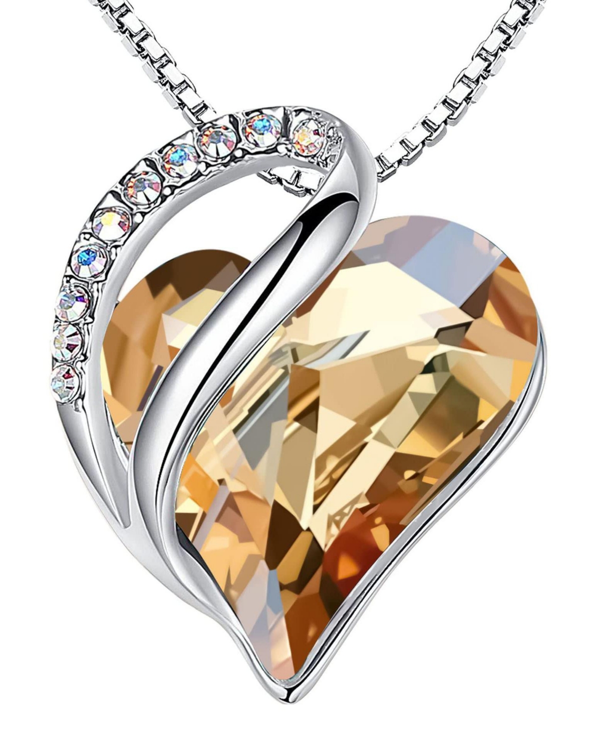 Click here for Gnuadz Infinity Heart Birthstone Necklace Mom Gift... prices