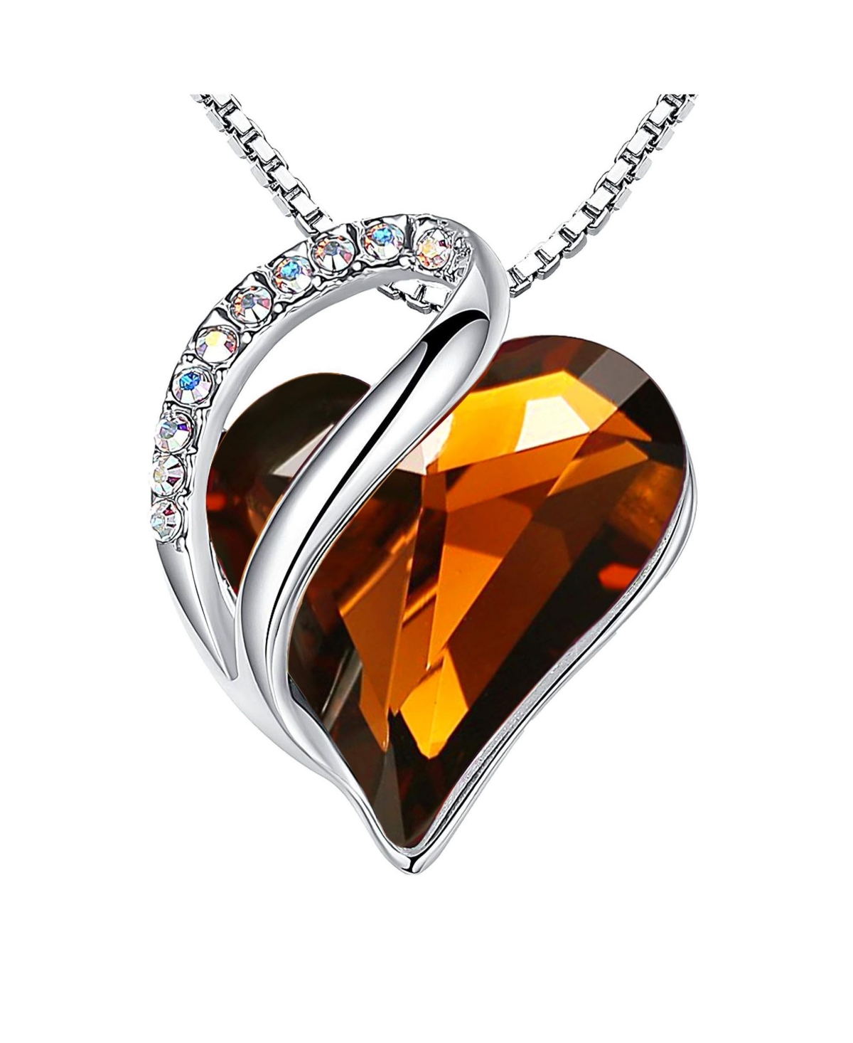 Click here for Gnuadz Infinity Heart Birthstone Necklace Mom Gift... prices