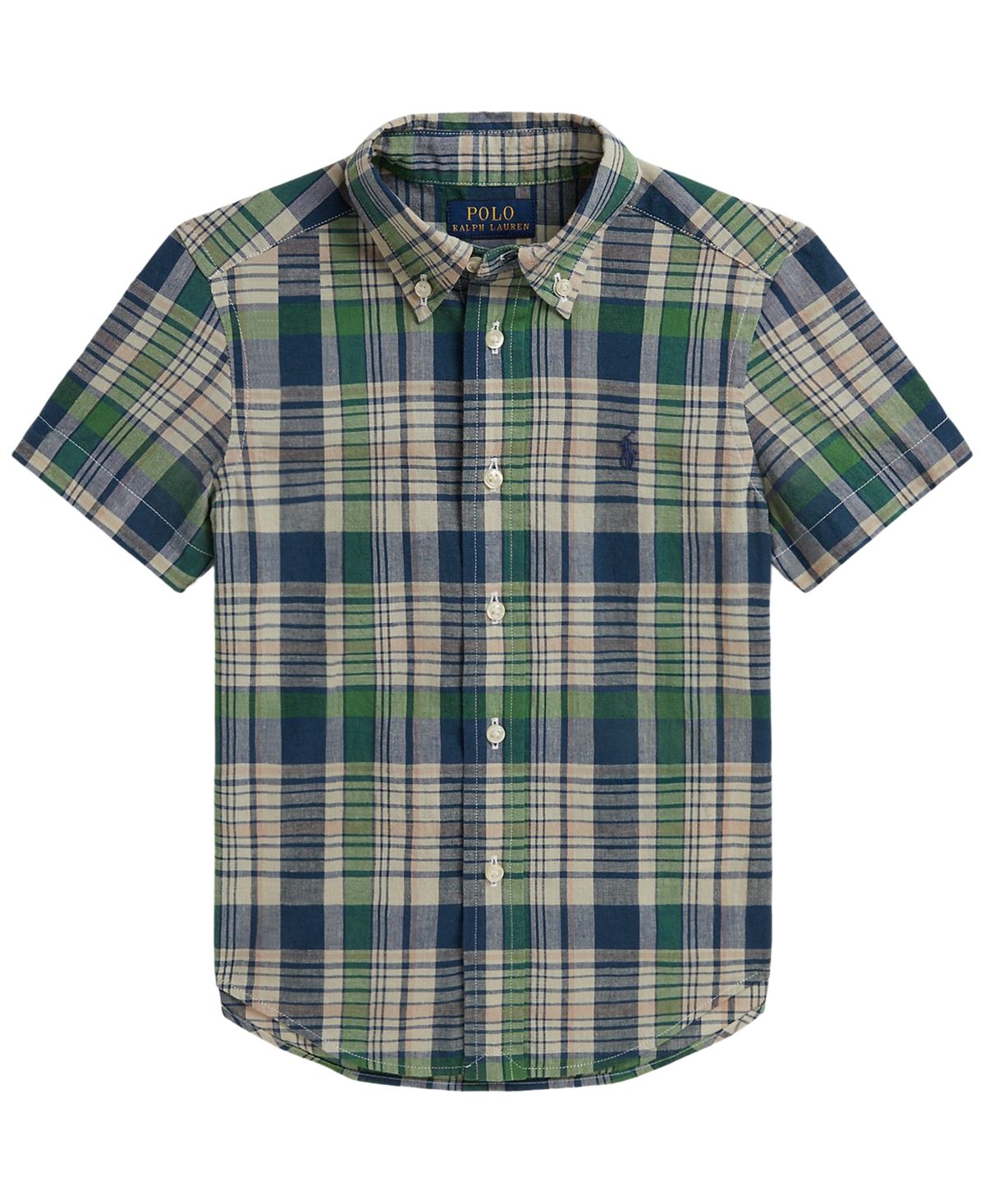 Click here for Polo Ralph Lauren Boys 2T-7 Plaid Cotton Shirt - W... prices