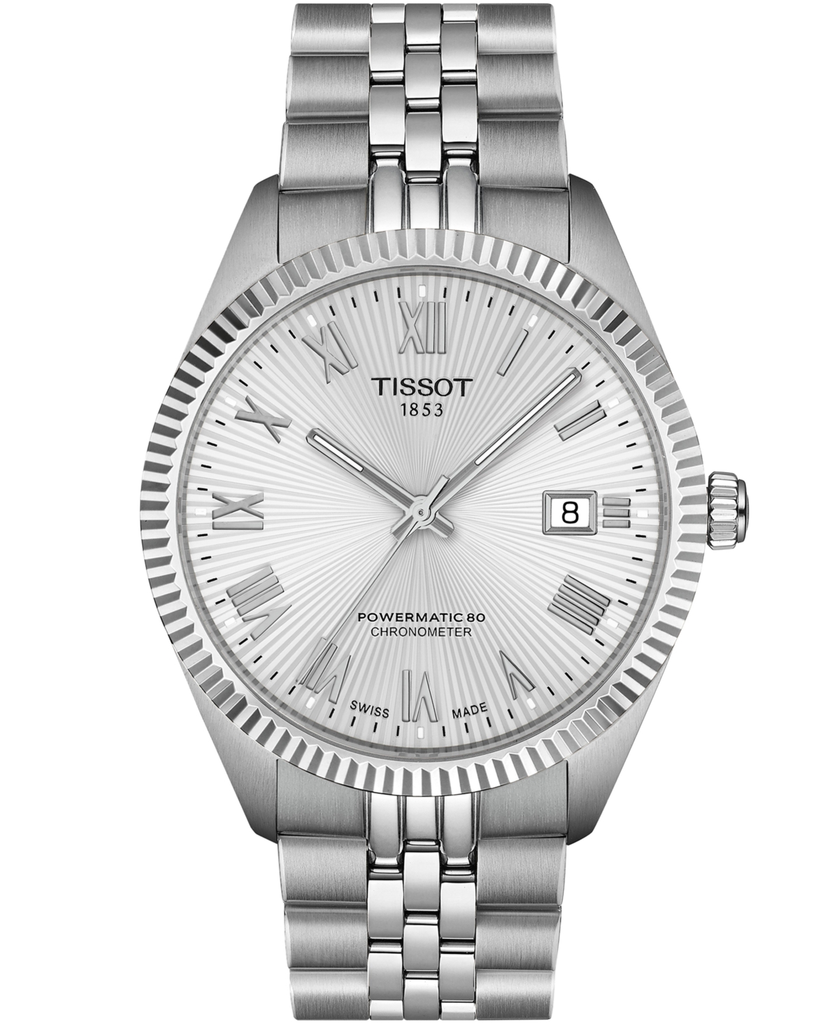 Click here for Tissot Mens Ballade Power Silver Stainless Steel B... prices