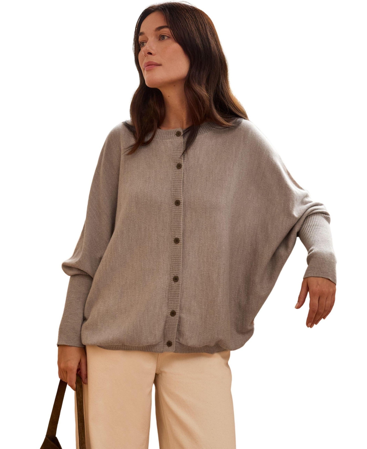 Click here for Celtic & Co. Womens Fine Knit Merino Cardigan - Oa... prices