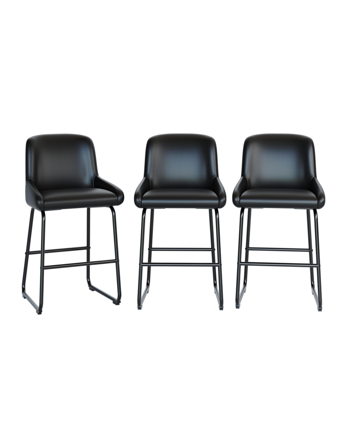 Click here for gaomon Modern Industrial Counter Height Bar Stools... prices