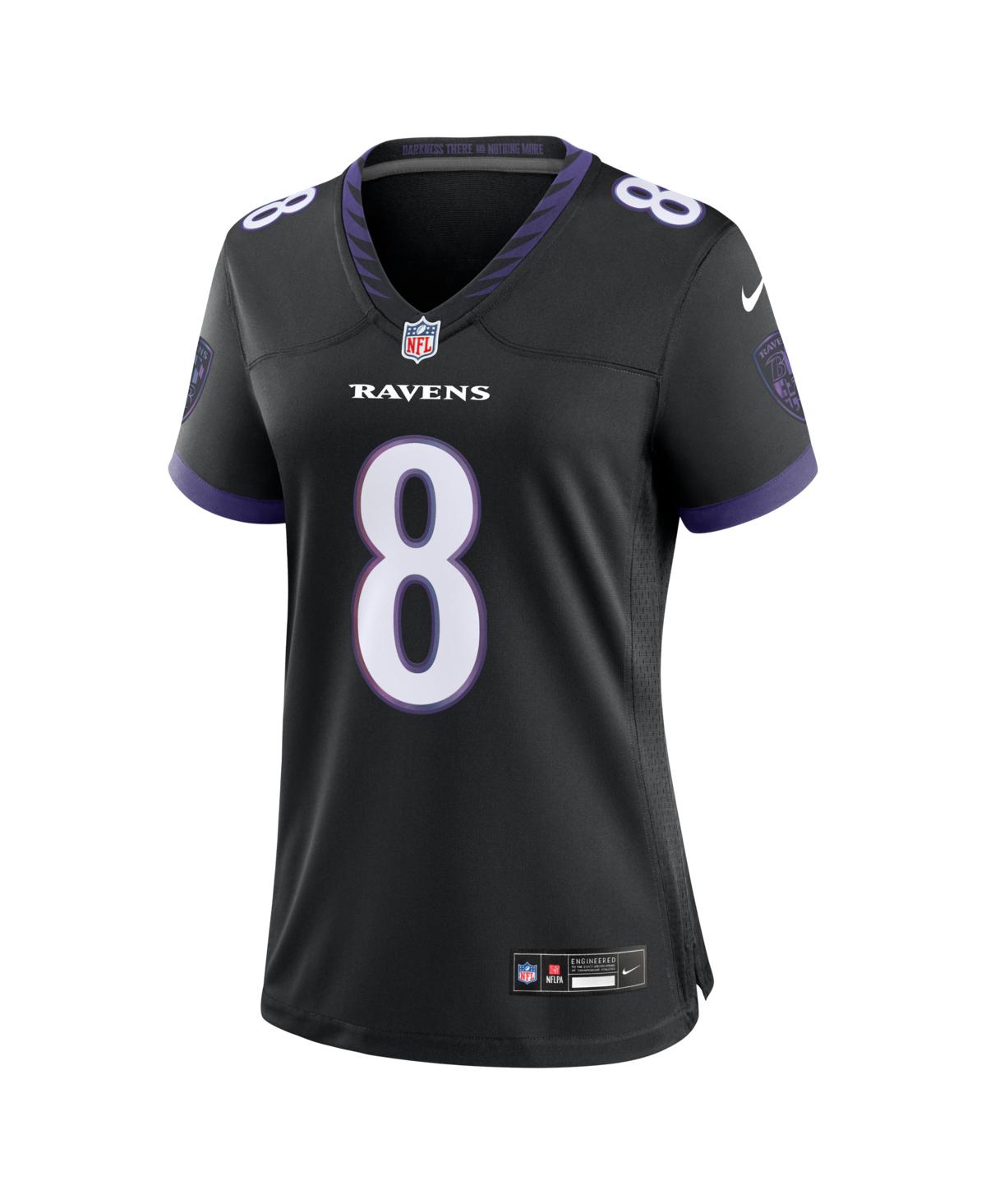 Click here for Nike Womens Lamar Jackson Black Baltimore Ravens A... prices