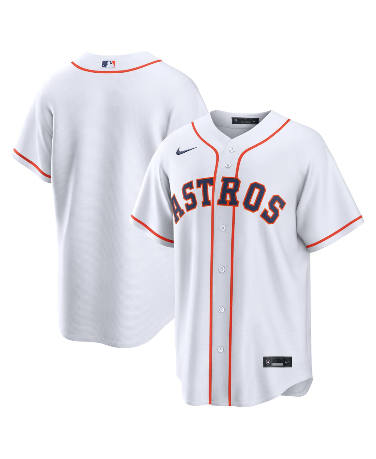 Click here for Nike Mens White Houston Astros Home Replica Jersey... prices