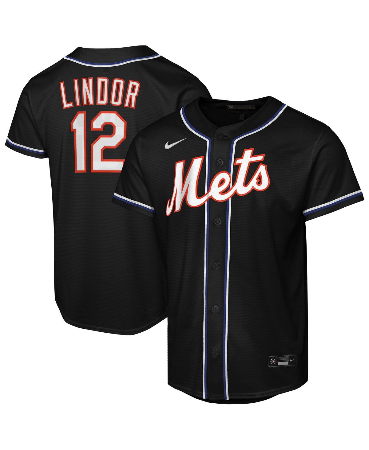 Click here for Nike Big Boys and Girls Francisco Lindor Black New... prices