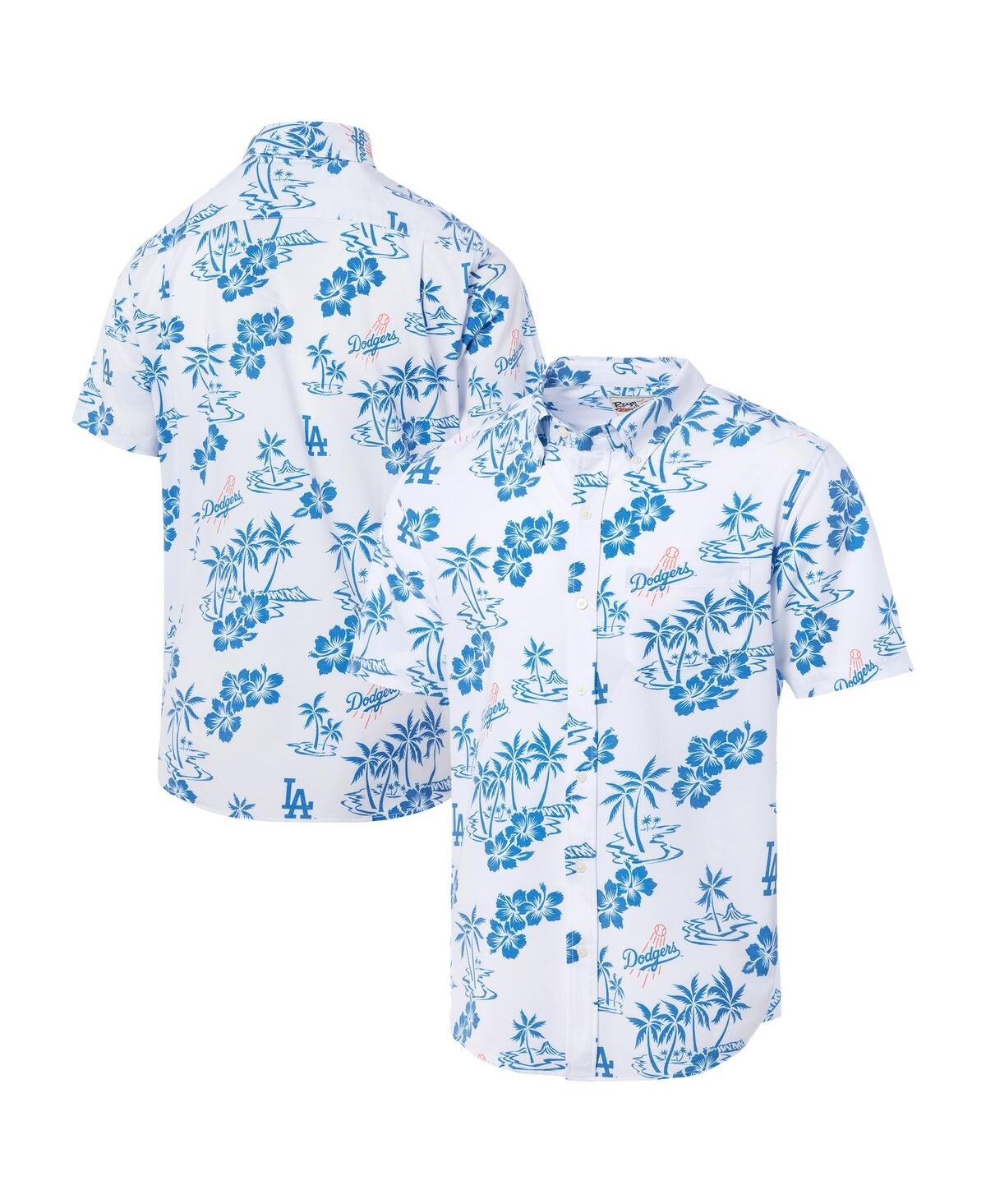 Click here for Reyn Spooner Mens White Los Angeles Dodgers Kekai... prices