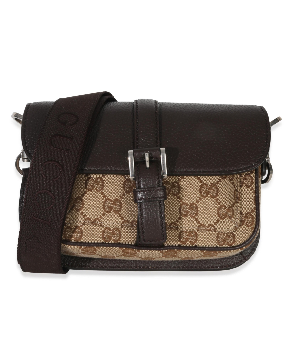 Click here for Pre-Owned Gucci Beige Ebony Gg Supreme Canvas Mini... prices