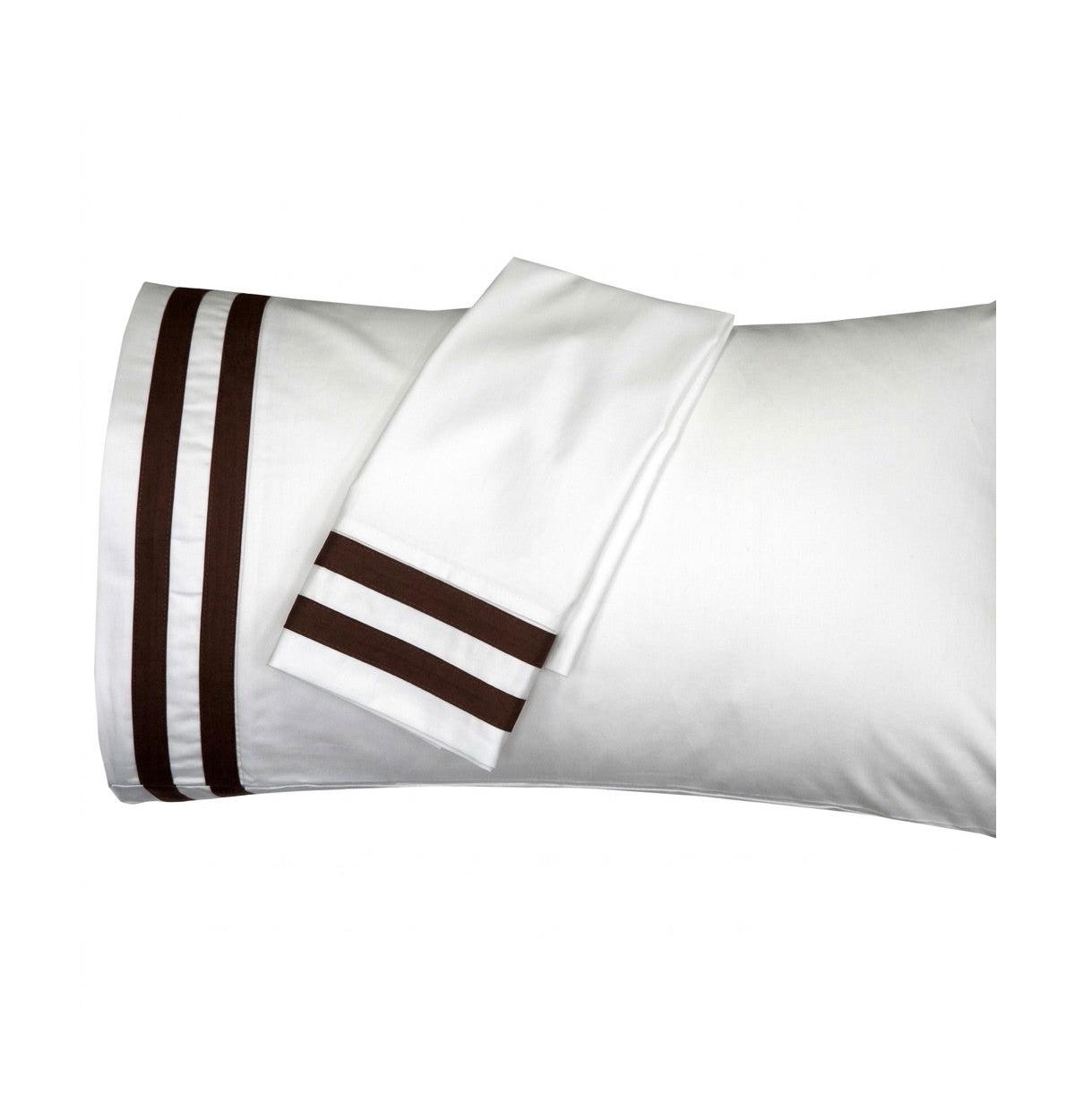 Click here for Egyptian Linens Banded Pillowcase Set Luxurious 60... prices
