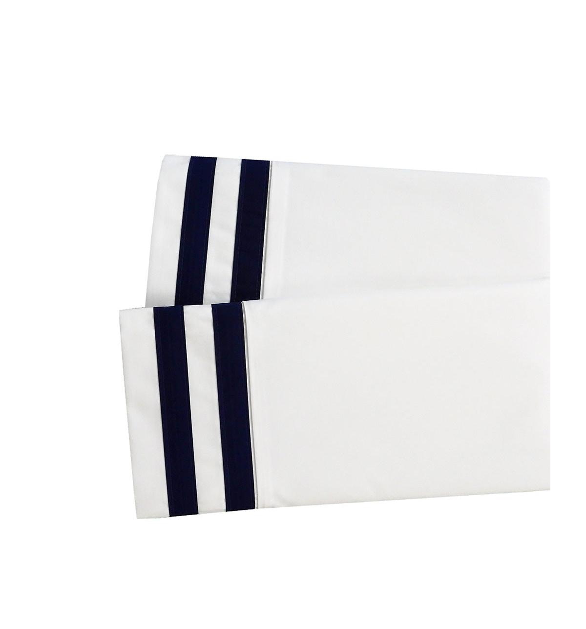 Click here for Egyptian Linens Banded Pillowcase Set Luxurious 60... prices