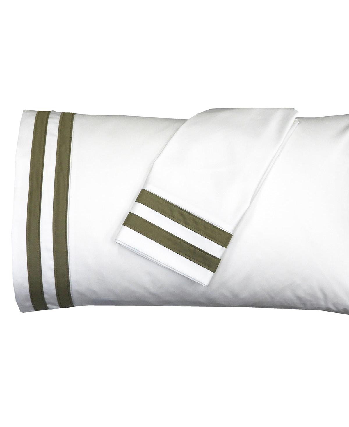 Click here for Egyptian Linens Banded Pillowcase Set Luxurious 60... prices