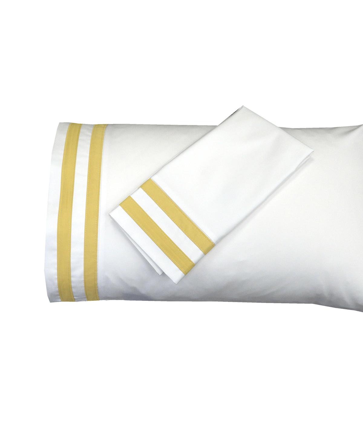 Click here for Egyptian Linens Banded Pillowcase Set Luxurious 60... prices