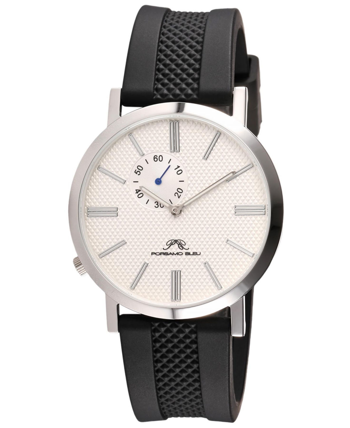 Click here for Porsamo Bleu Mens Bennett Silicone Band Watch 1461... prices