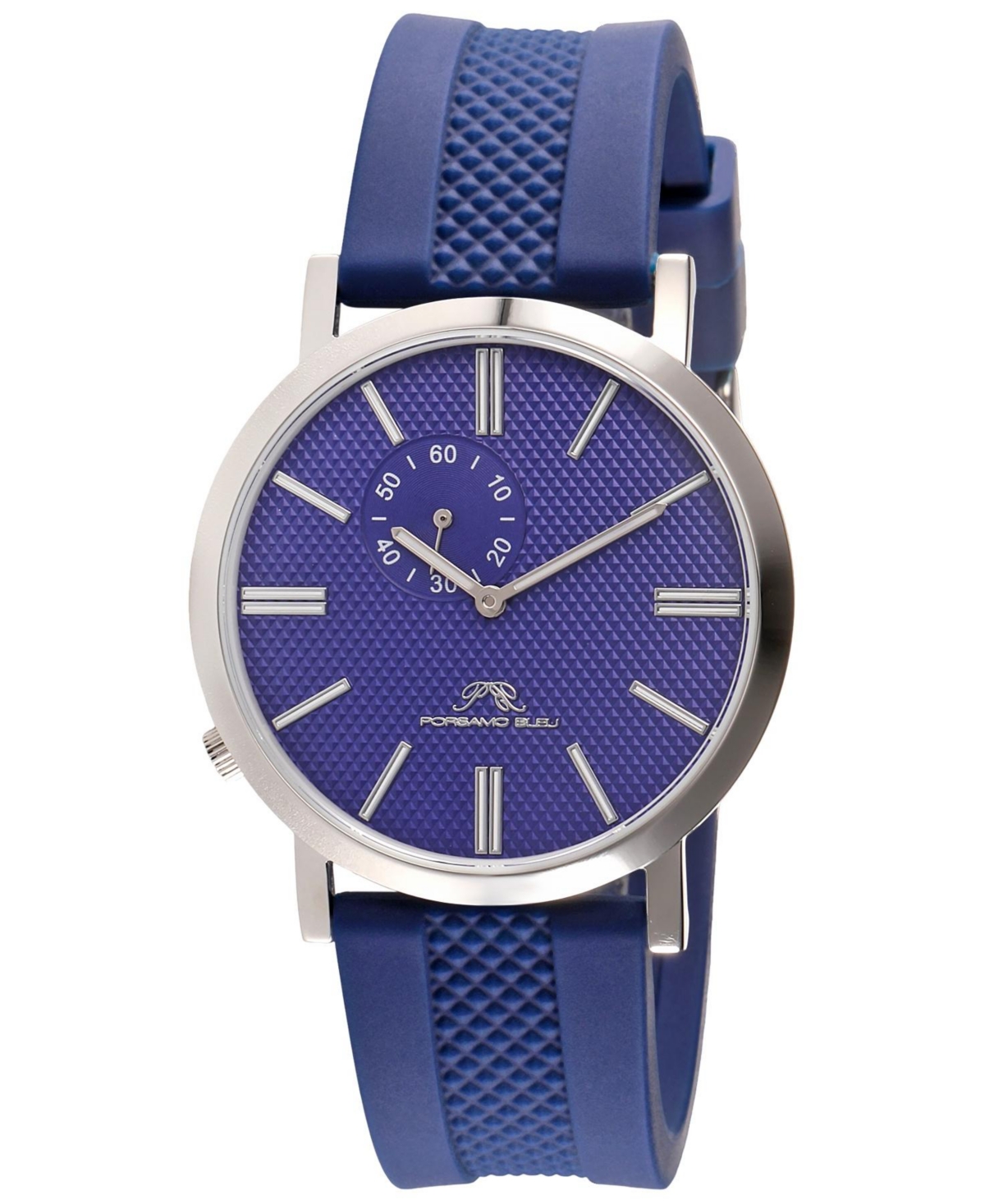 Click here for Porsamo Bleu Mens Bennett Silicone Band Watch 1461... prices