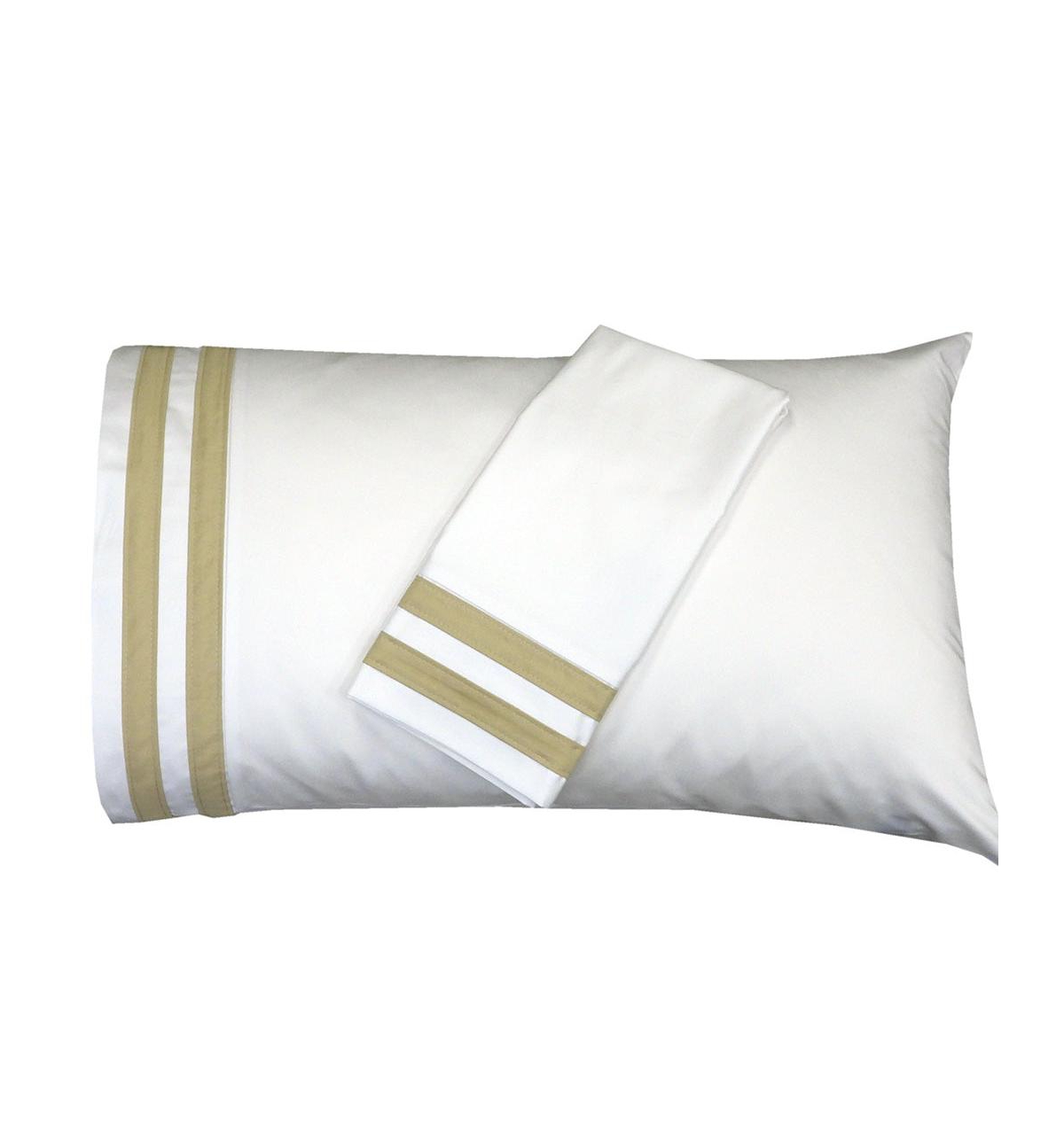 Click here for Egyptian Linens Banded Pillowcase Set Luxurious 60... prices