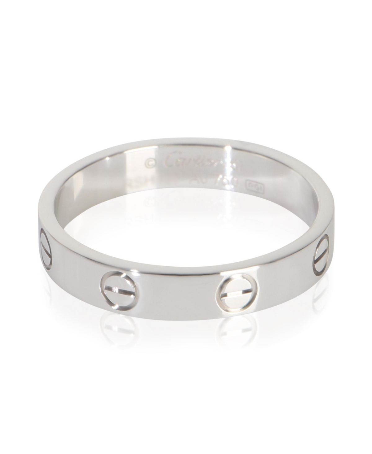 Click here for Pre-Owned Cartier White Gold Small Model Love Ring... prices