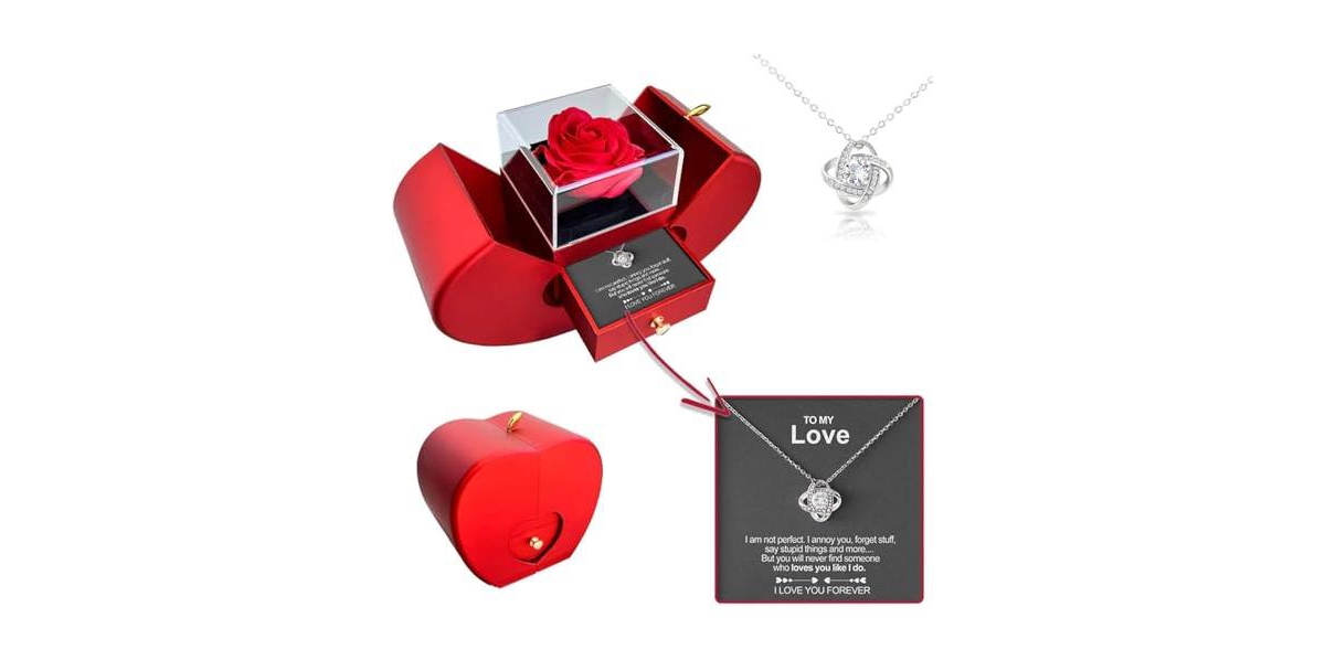 Click here for Gnuadz Preserved Rose Necklace Gift Box Love Card... prices