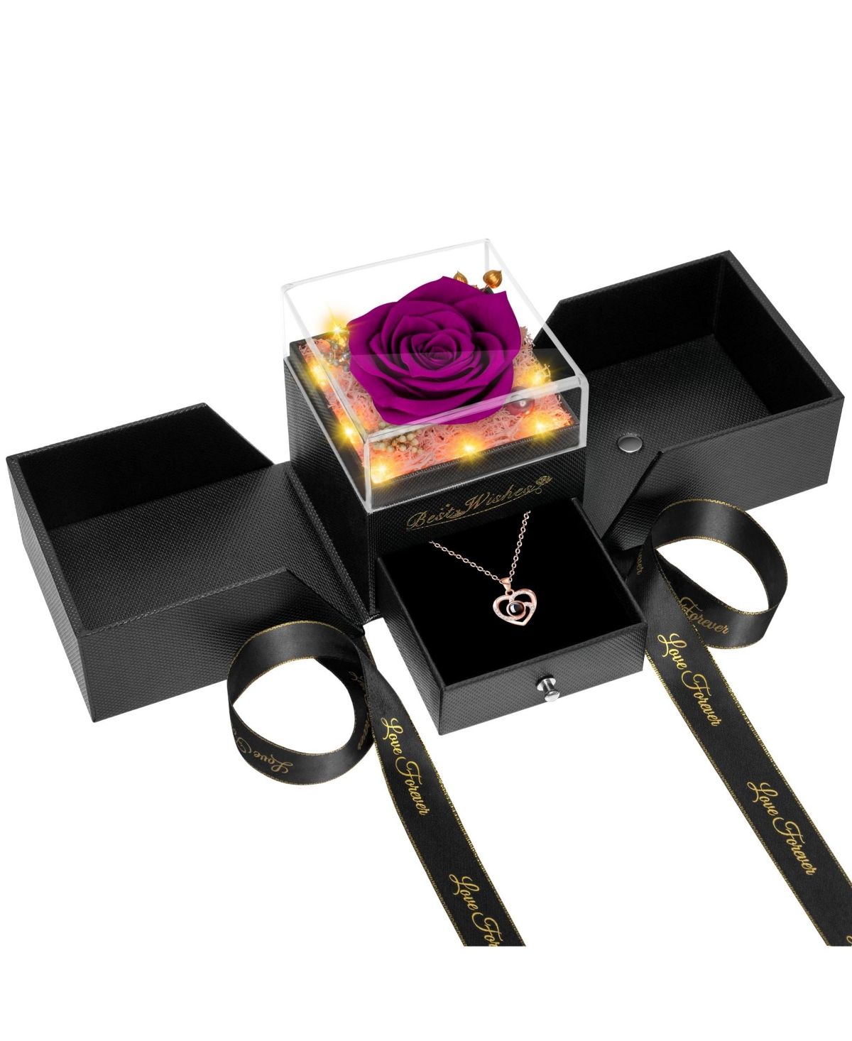 Click here for Gnuadz Light Up Rose Necklace Gift for Mom Wife Wo... prices