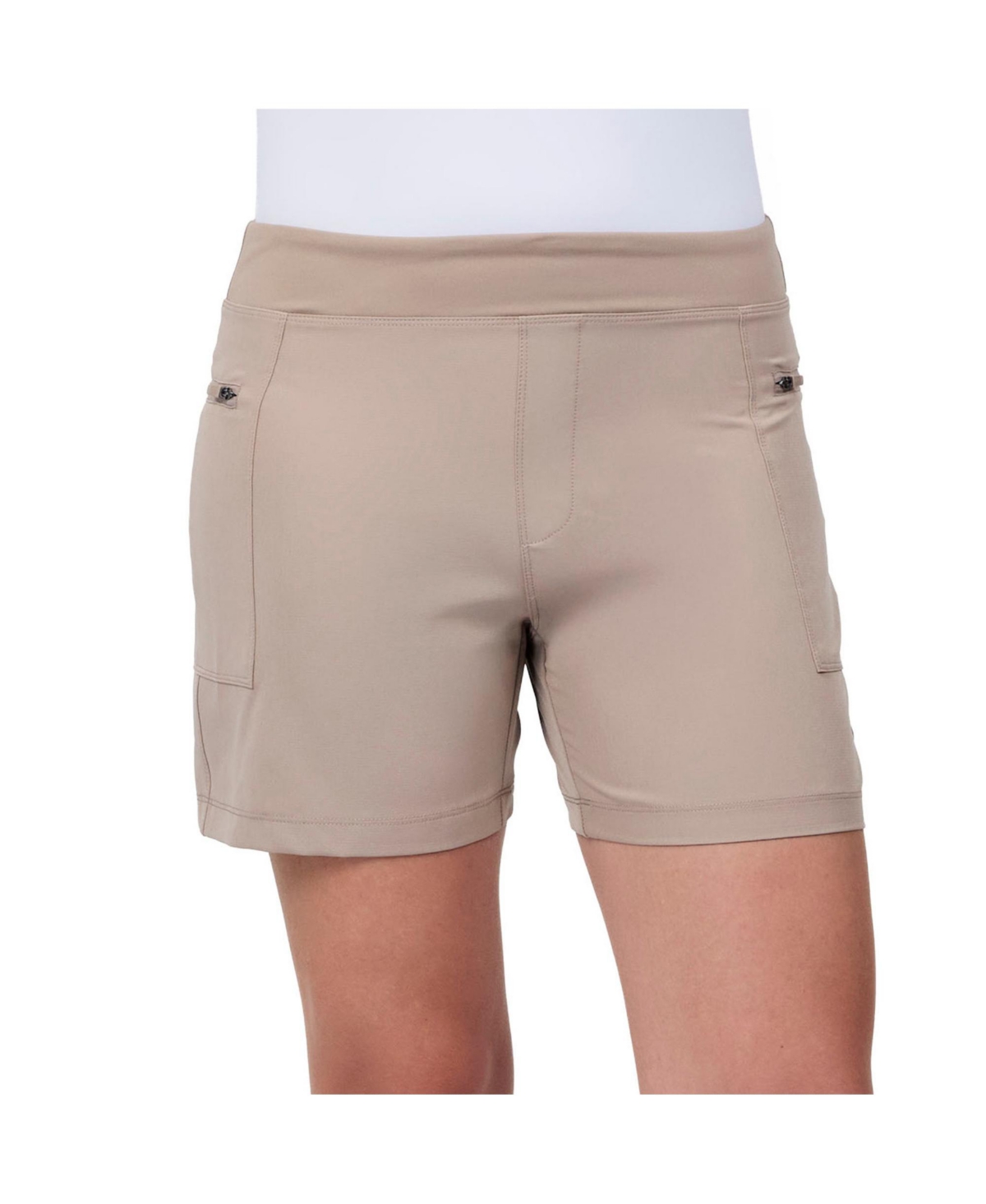 Click here for Free Country Womens Trail to Town Short - Tan prices
