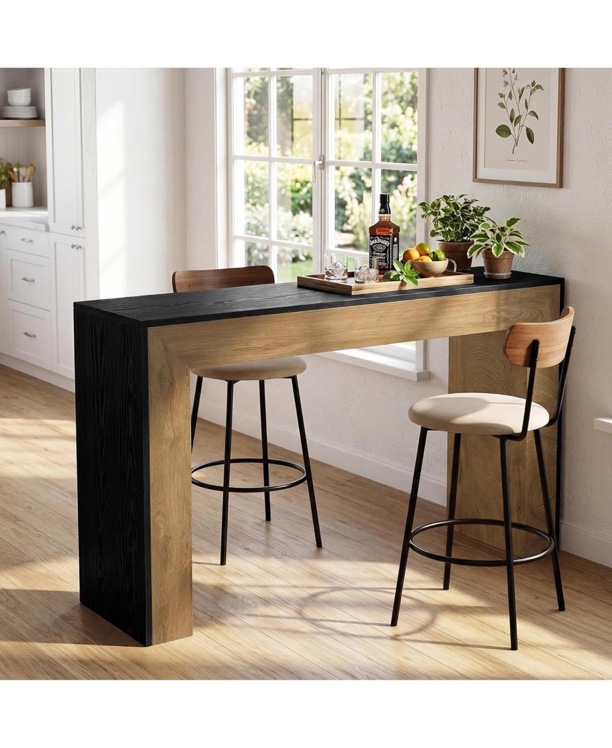 Click here for Tribesigns 63 Bar Table  Modern Industrial Counter... prices