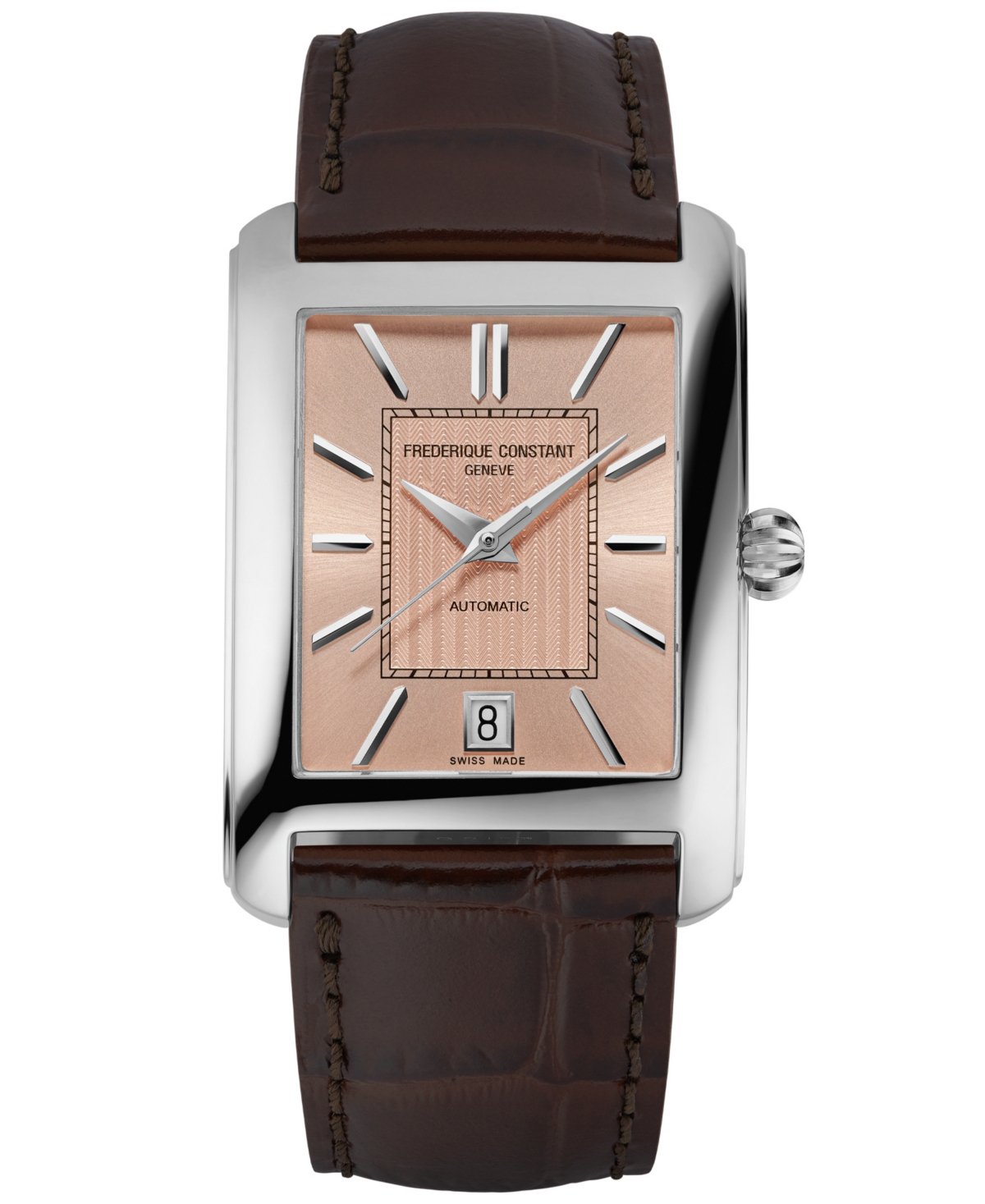 Click here for Frederique Constant Mens Carree Automatic Brown St... prices