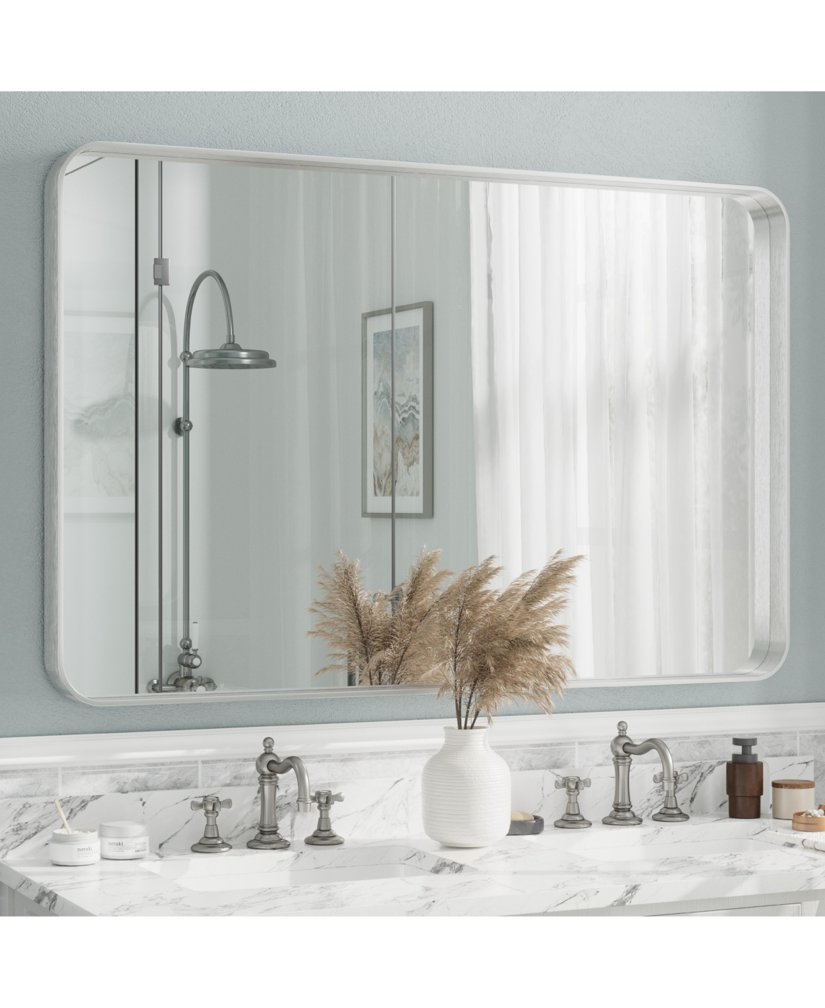 Click here for Apmir 55 x 36 High-Strength Tempered Glass and Alu... prices