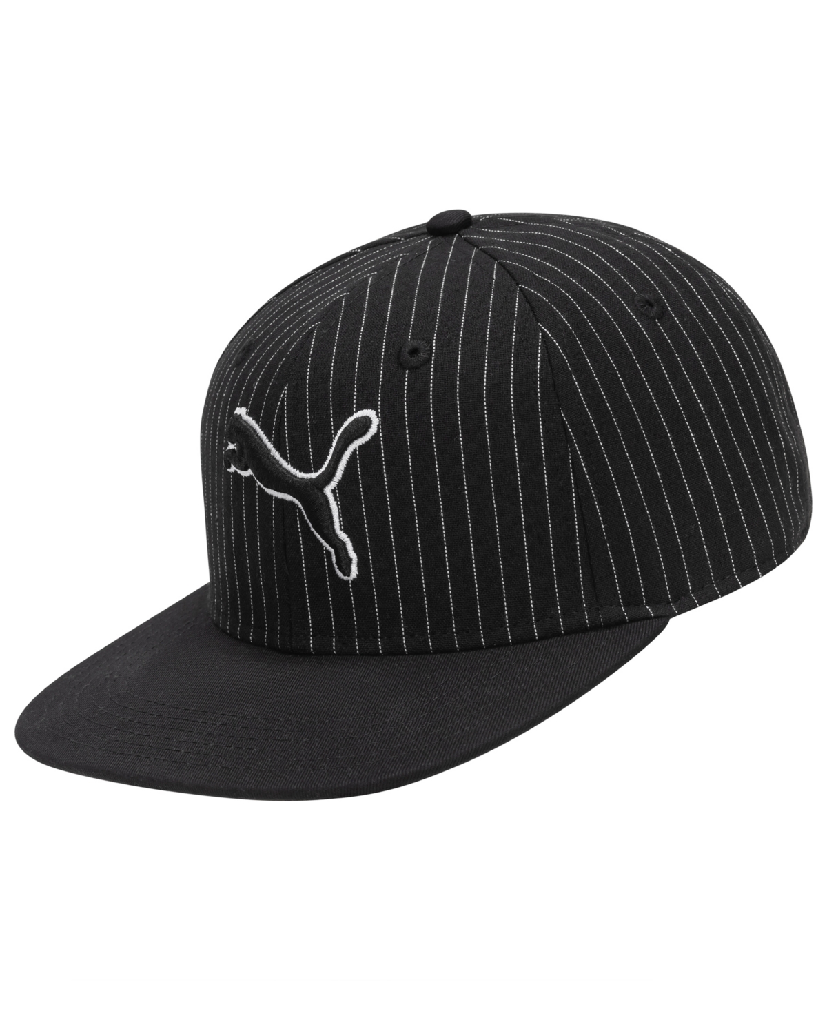 Click here for Puma Mens Pinstripe Snapback Baseball Cap - Black prices