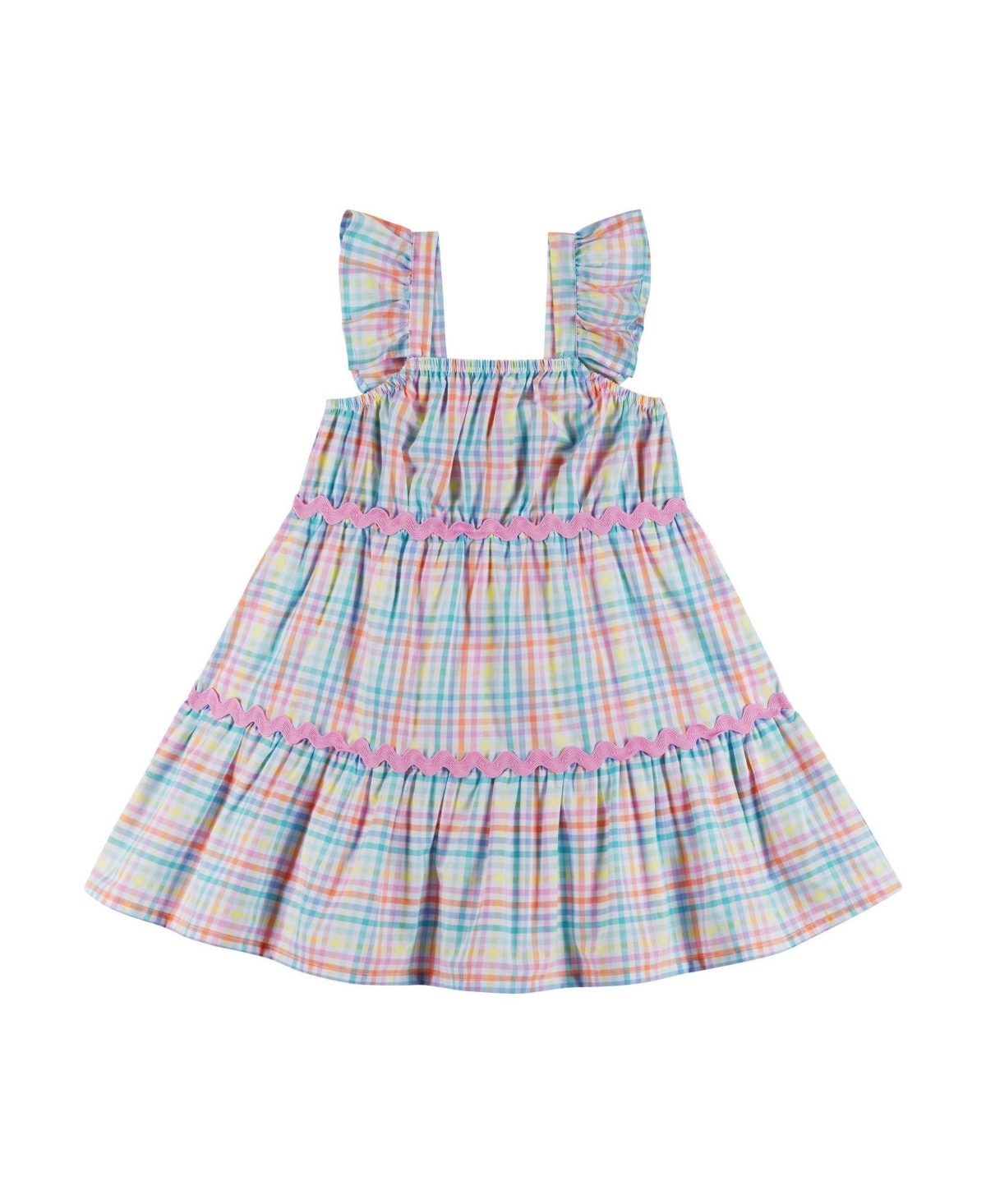 Click here for Andy & Evan Toddler Girls Tirered Dress - White pl... prices