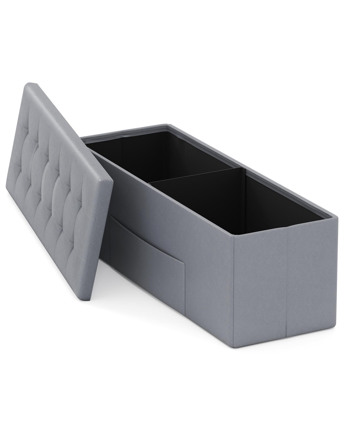 Click here for Slickblue Storage Ottoman Bench Folding Foot Rest... prices
