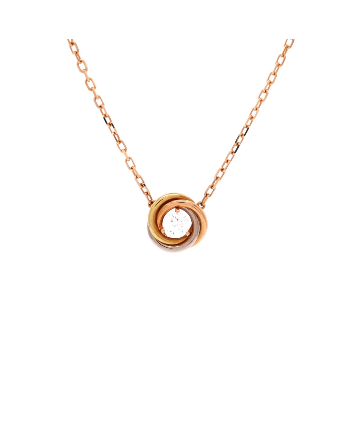 Click here for Pre-Owned Cartier Trinity Diamond Pendant Necklace... prices