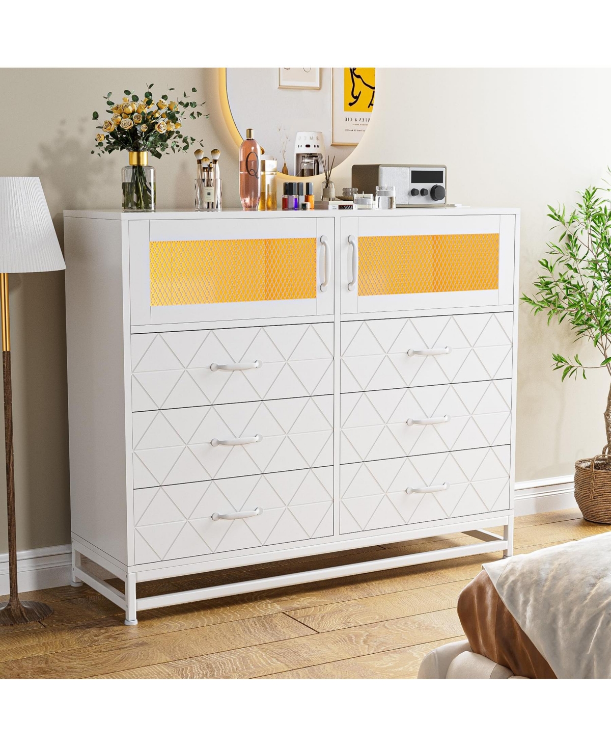 Click here for gaomon Dresser for Bedroom with Charging Station... prices
