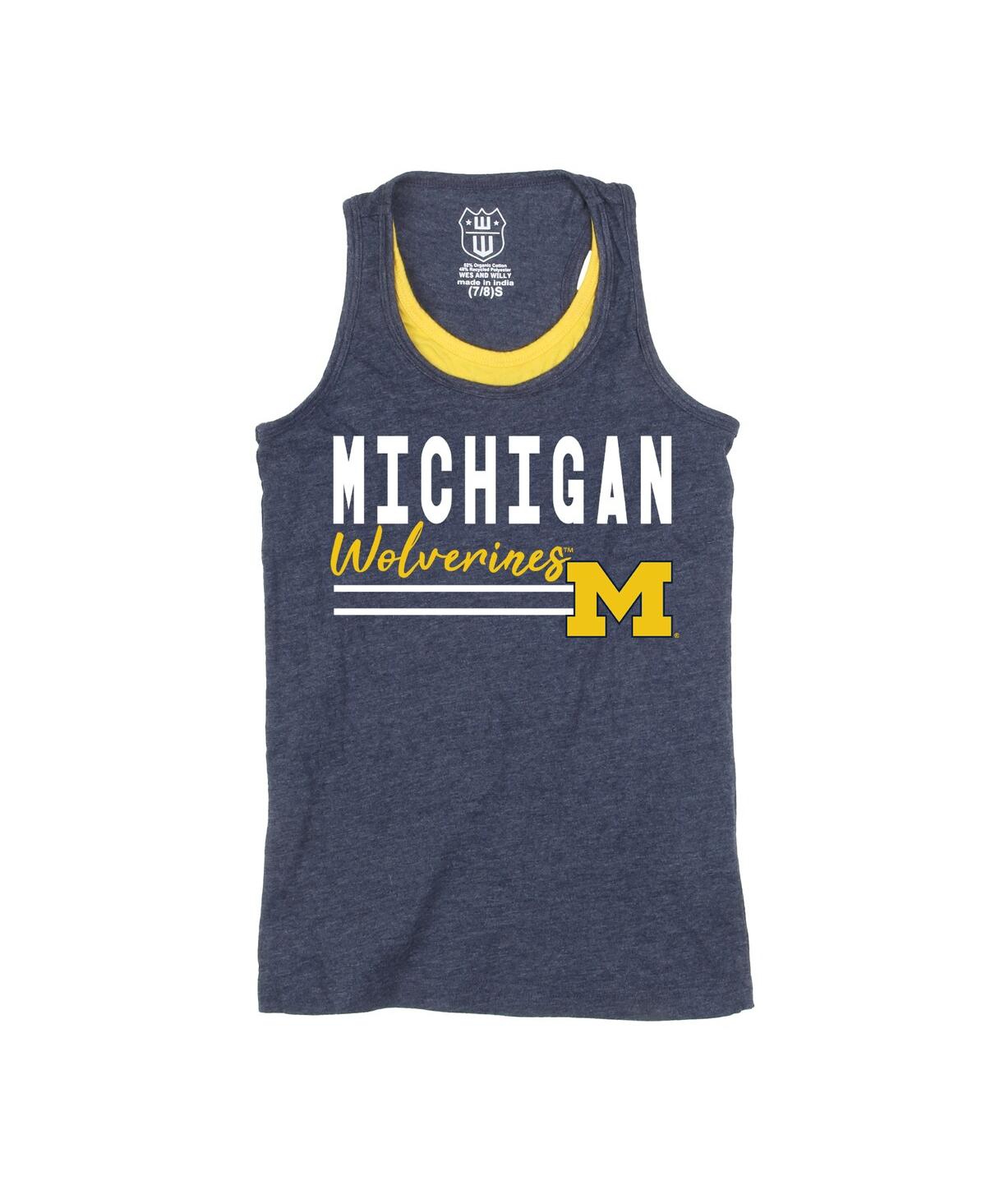 Click here for Wes & Willy Girls Preschool Navy Michigan Wolverin... prices