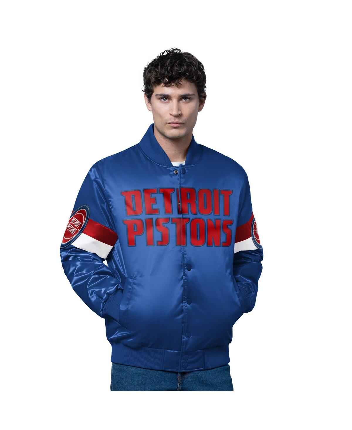 Click here for Starter Mens Blue Detroit Pistons Triple Option Va... prices