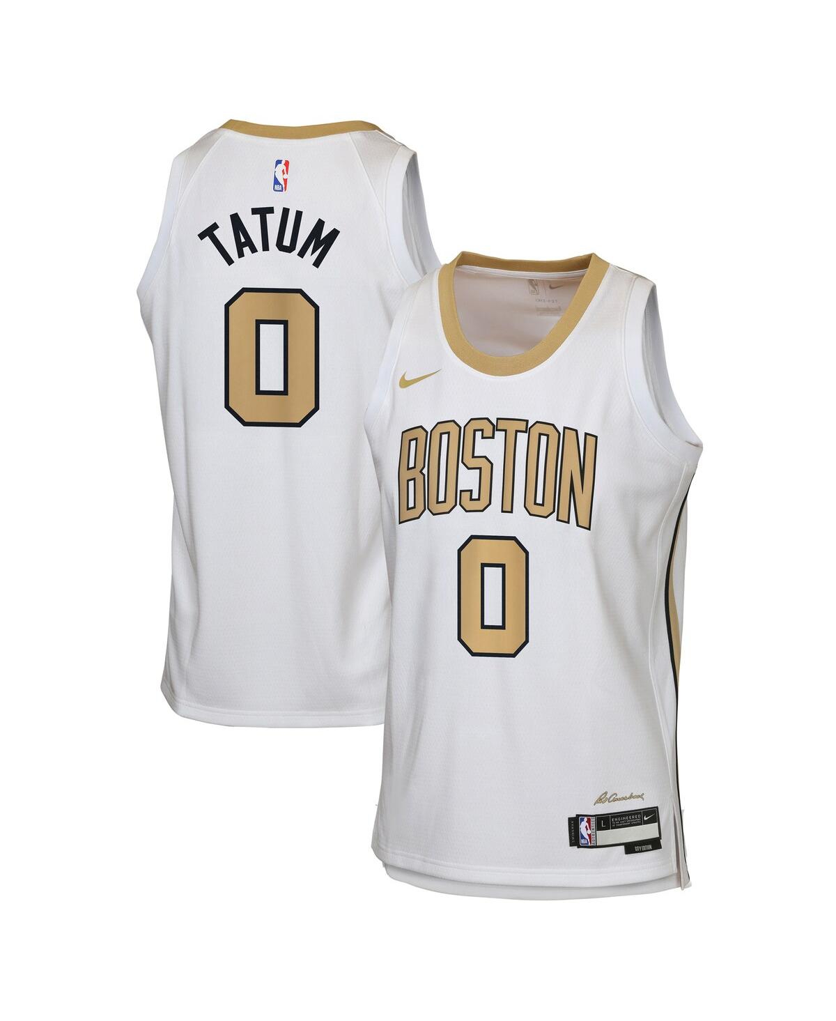 Click here for Nike Big Boys and Girls Jayson Tatum White Boston... prices