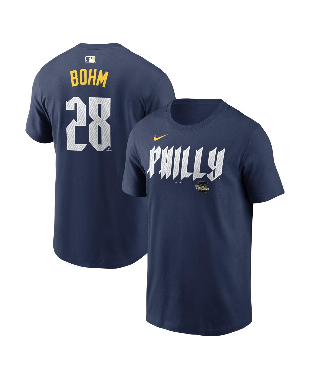 Click here for Nike Mens Alec Bohm Navy Philadelphia Phillies Cit... prices
