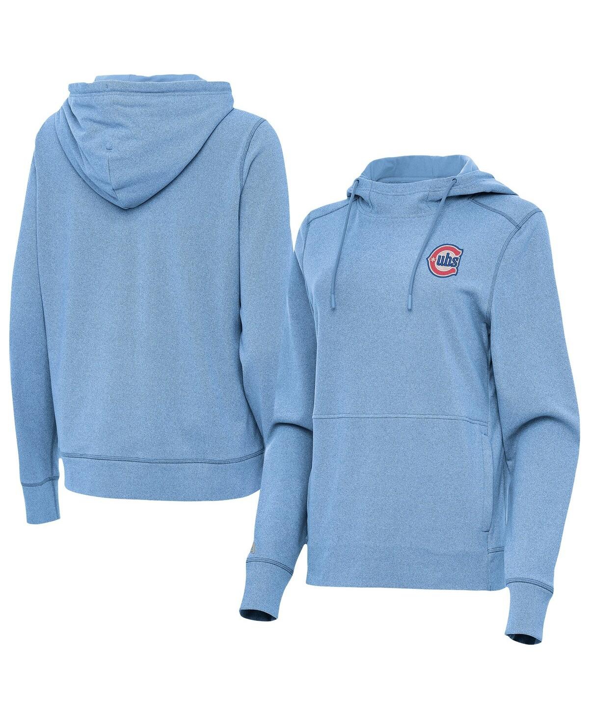 Click here for Antigua Womens Heather Powder Blue Chicago Cubs Al... prices