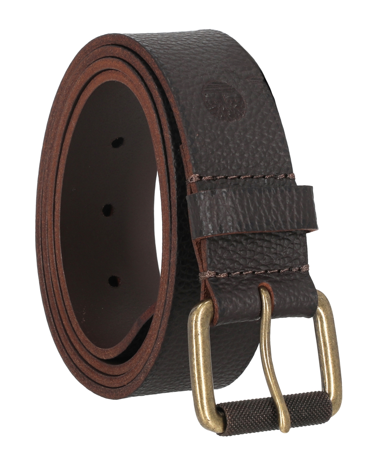Click here for Timberland Mens 40mm Milled Belt - Dark Brown prices