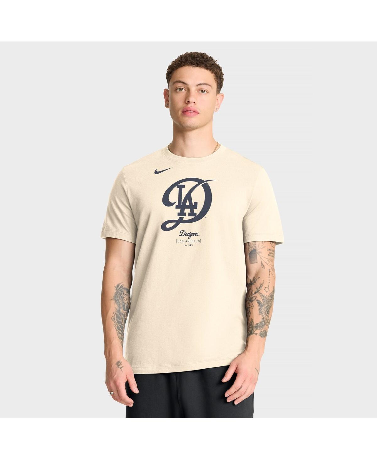 Click here for Nike Mens Cream Los Angeles Dodgers City Connect L... prices