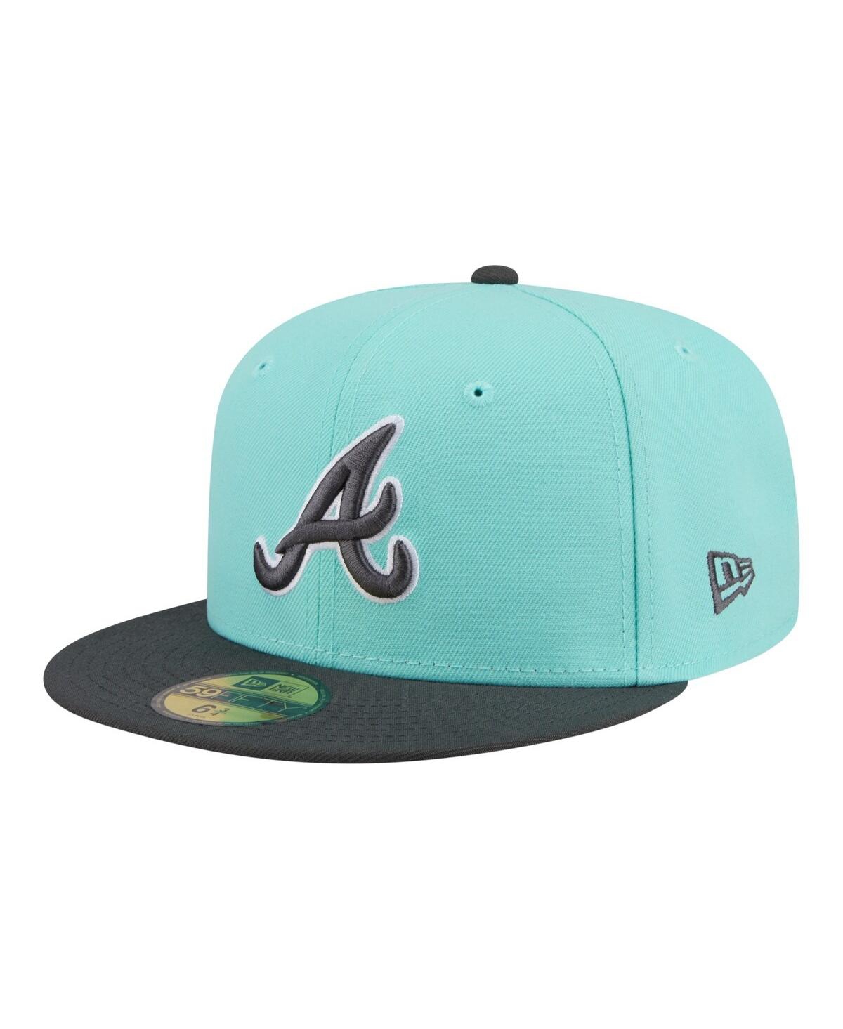 Click here for New Era Mens Turquoise/Charcoal Atlanta Braves Two... prices