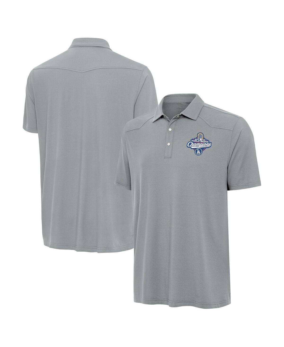 Click here for Antigua Mens Gray Los Angeles Dodgers 2025 World S... prices