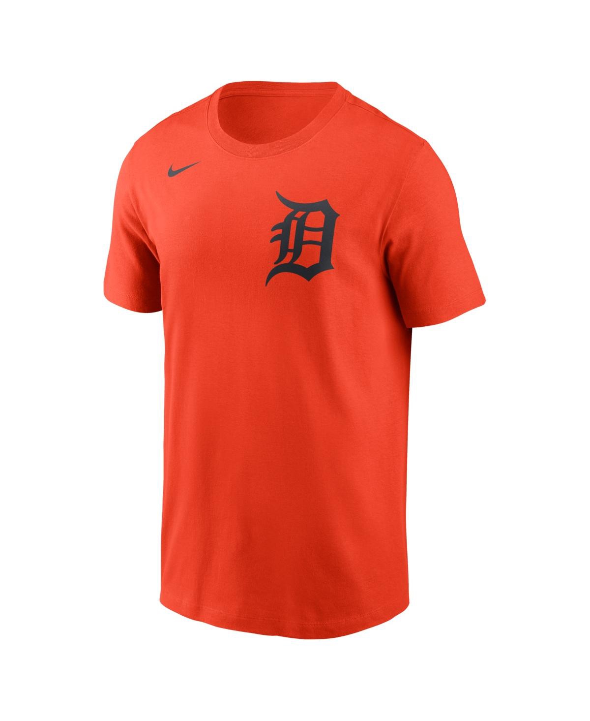 Click here for Nike Mens Orange Detroit Tigers Wordmark T-Shirt -... prices
