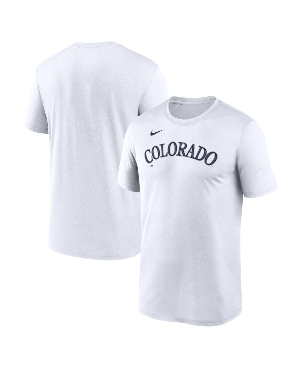 Click here for Nike Mens White Colorado Rockies New Legend Wordma... prices
