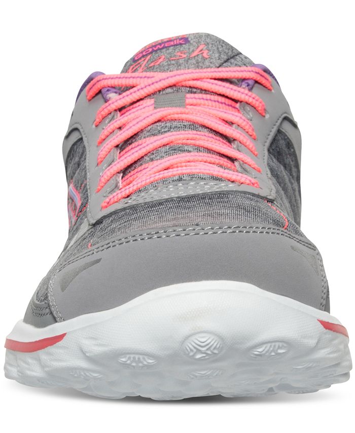 Skechers Women's Go Walk 2 - Flash Running Shoes from Finish Line - Macy's